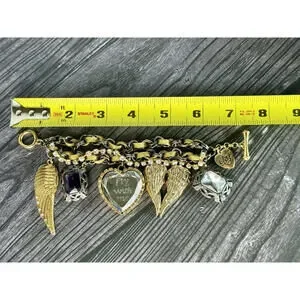 Betsey Johnson | Jewelry | Vintage Betsey Johnson Fly With Me Gold ...